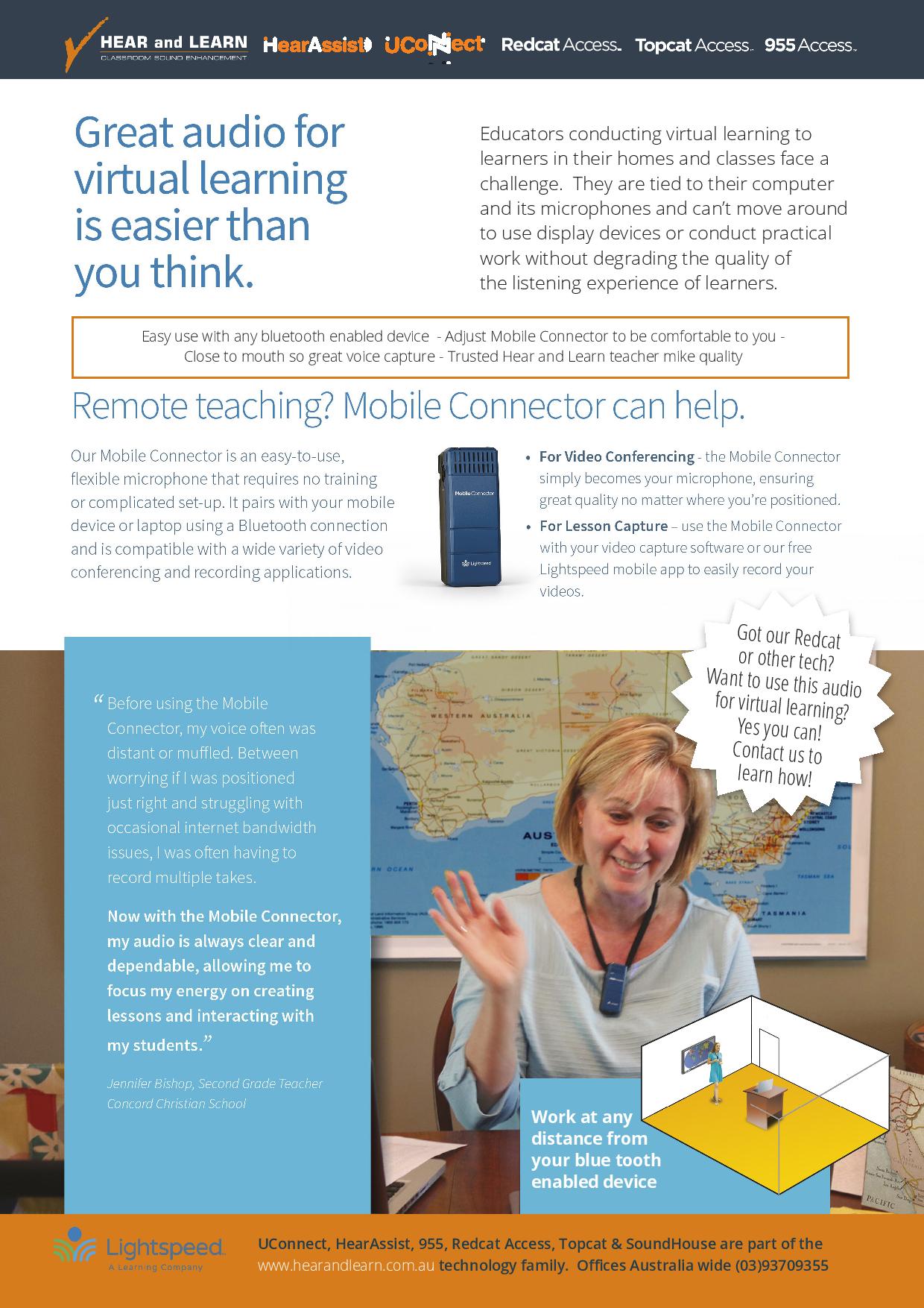 COVID HELP – NEW VIRTUAL LEARNING AUDIO TOOL FOR TEACHERS - Hear and Learn